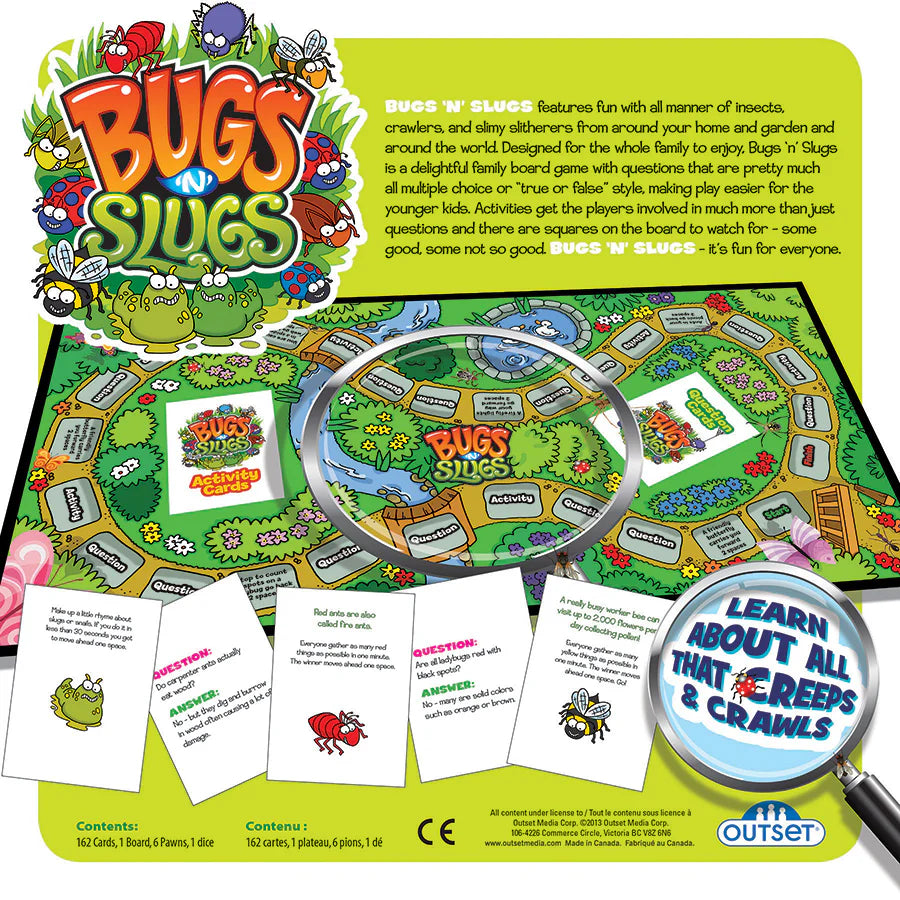 Bugs N Slugs strategy board game from Outset Media – Red Hen Toys