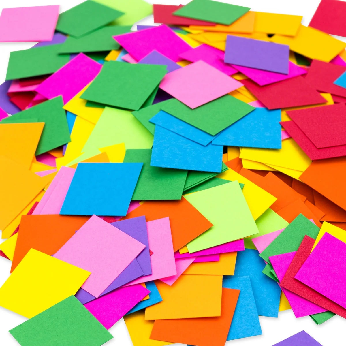 one-inch color mosaic squares cardstock paper – Red Hen Toys