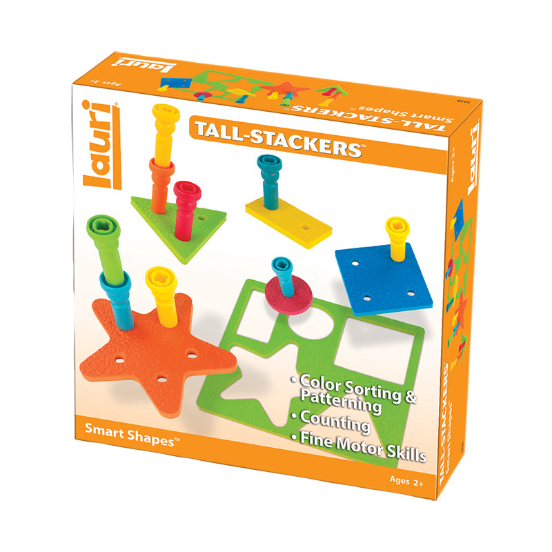 Smart Shapes Stacking Pegs – Red Hen Toys