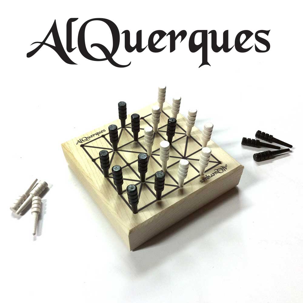 Alquerque absrtact strategy board game Middle East – Red Hen Toys