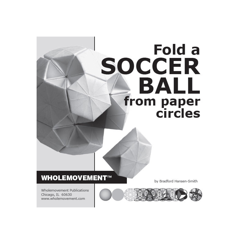 Fold a Soccer Ball booklet educational paperfolding activity origami ...