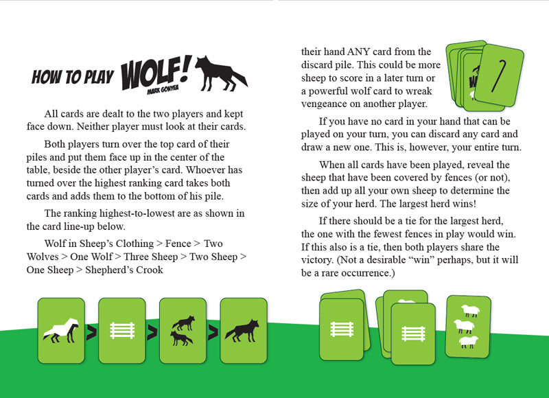 WOLF family tabletop card game by Mark Gonyea – Red Hen Toys